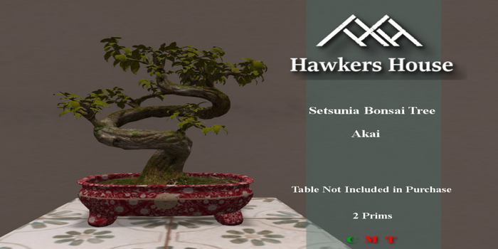 Second Life Marketplace - *HH* Setsunia Bonsai Tree Akai